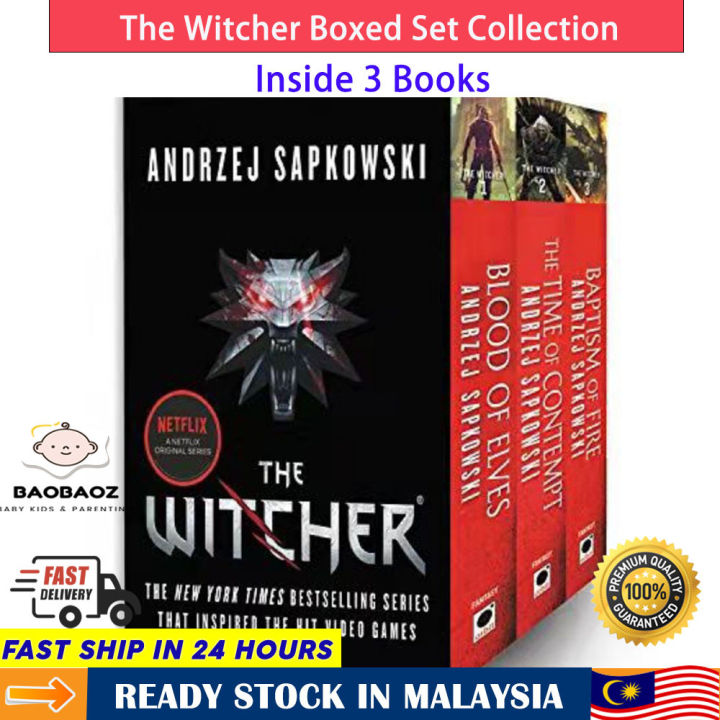 The Witcher Boxed Set Collection ( 3 books Inside) | Lazada