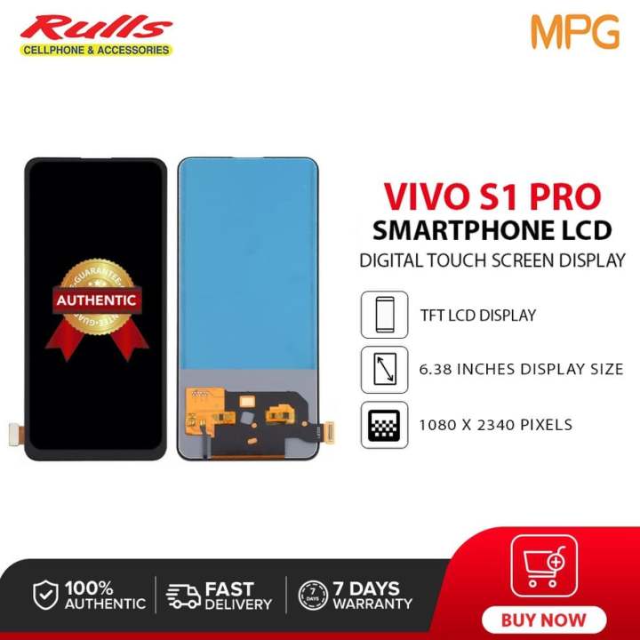 Smartphone LCD for Vivo S1 Pro (TFT) Digital Touch Screen Display Frame ...
