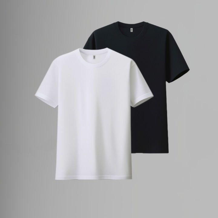 Lu Short Sleeve Plain T Shirt For Men Top New Summer Top Unis T Shirt