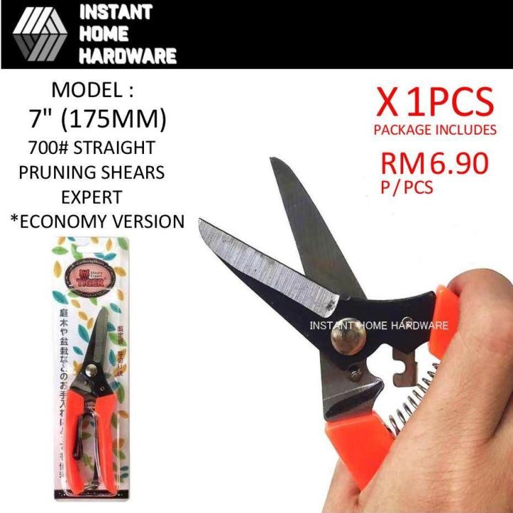 TIGER Straight Pruning Shears Expert / Pokok Bunga Gardening Tools ...