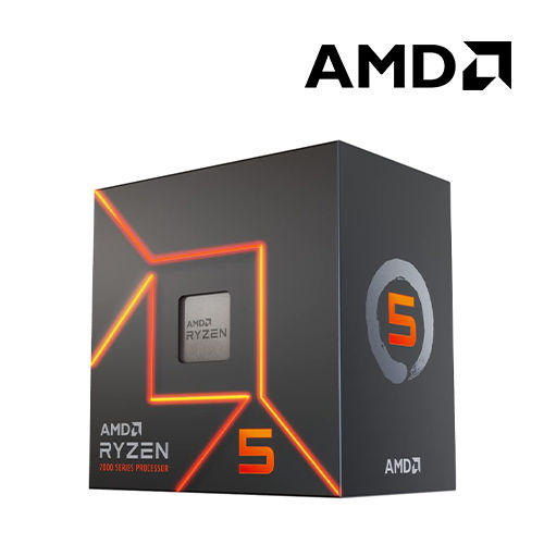 AMD RYZEN™ 5 7600 Processor with Wraith Prism Cooler - Socket AM5 Cores ...