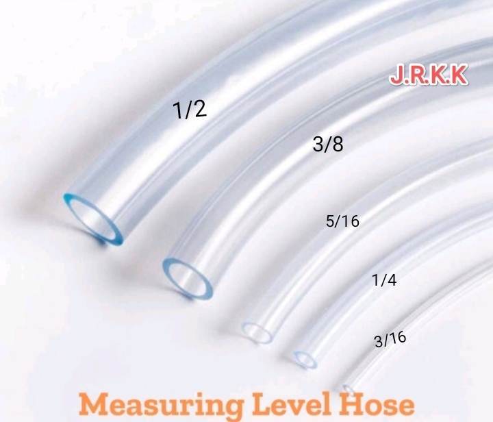 (Per meter) Transparent Plastic Level Hose 3/16'',1/4', 5/16'' ,3/8 ...