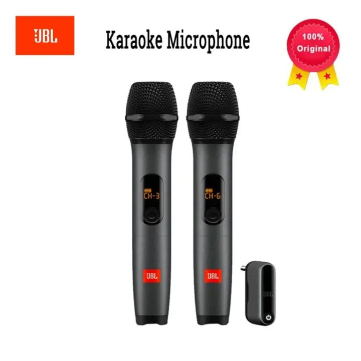 For JBL Wireless Microphone Handheld UHF Dual Channel Mike 6.3 ...
