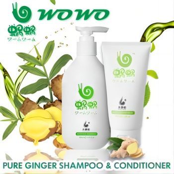 Wowo Shampoo 300ml + Hair Mask 150ml Set正品蜗蜗纯姜洗发露发膜套装🔥SG Ready Stock🔥 ...