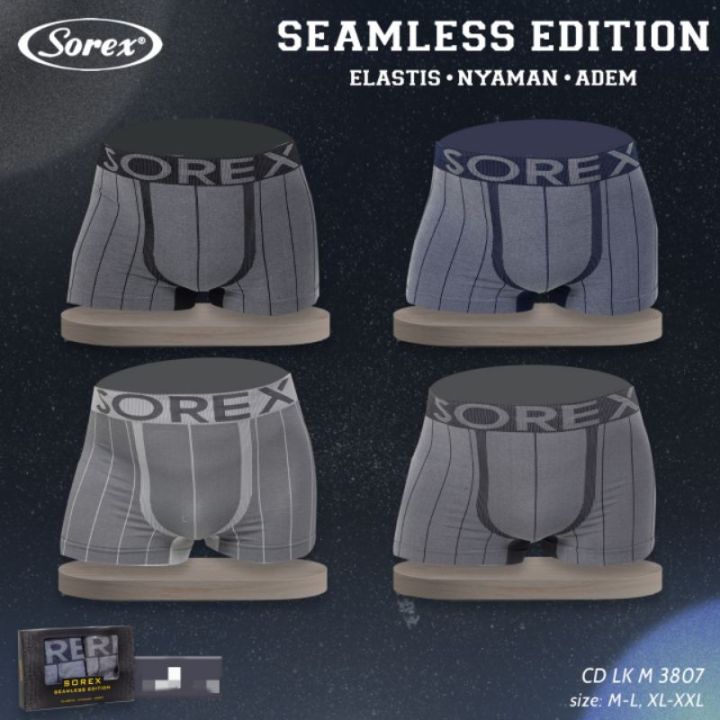 Celana Dalam CD Boxer Pria Sorex M 3807 | Lazada Indonesia