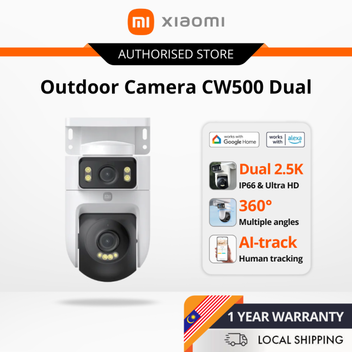 Xiaomi Outdoor Camera CW500 Dual | 4MP 2.5K Ultra Clear | Wi-Fi 6 ...
