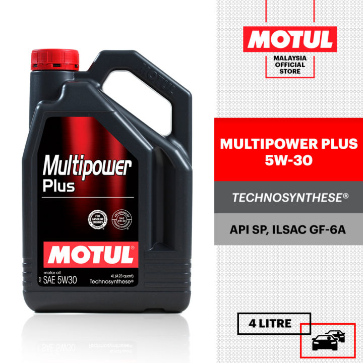 MOTUL Multipower Plus 5W30 4L Technosynthese SP Engine Oil | Lazada
