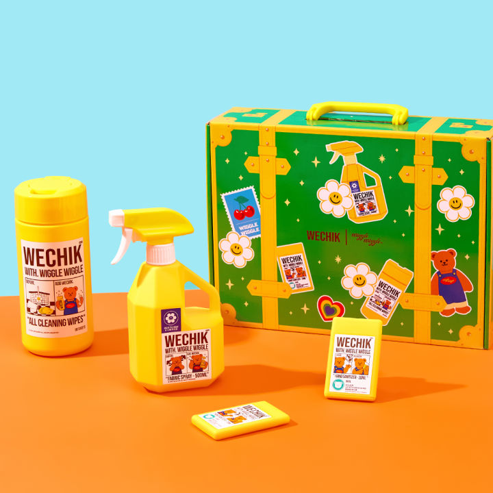 ( พร้อมส่ง ) Wechik x Wiggle Wiggle Cleaning Set ชุดทำความสะอาดและฆ่า ...
