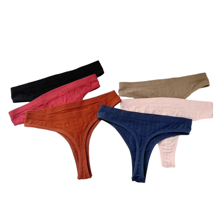 3/6/9PCS Women's Thong panties Hip Soft Stretch Seamless G-Strings ...