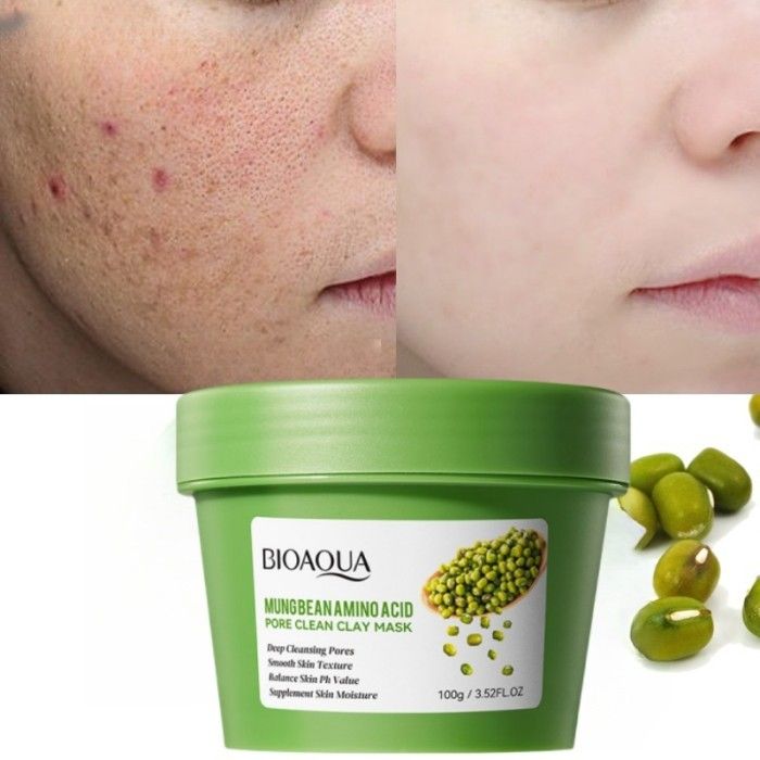 Cleansing Mud Mask 100 Gr / Maigoole Clay Mask Masker Wajah Green Tea ...