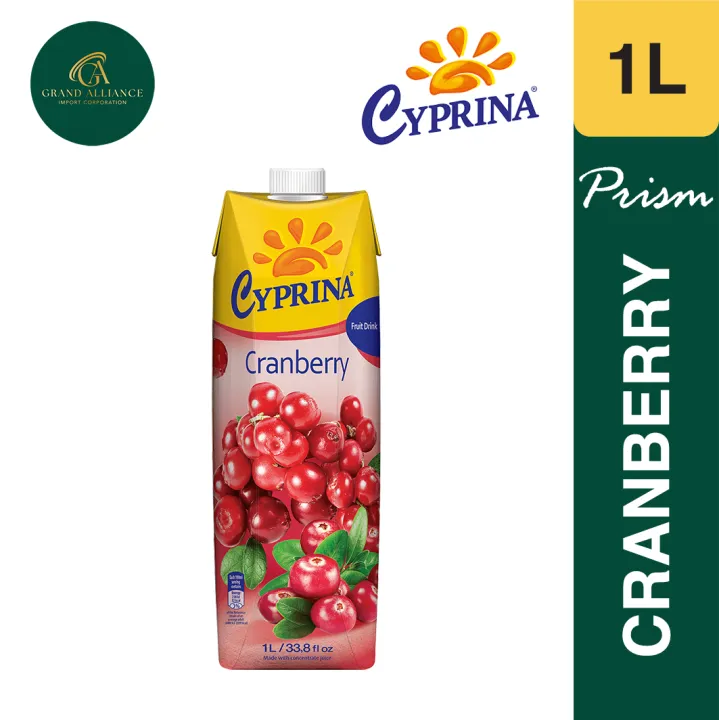 Cyprina Cranberry Fruit Drink Prism 1 Liter | Lazada PH