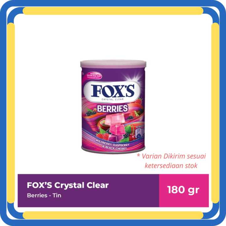 Permen Fox Kaleng 180gr Foxs Tin Berries Candy | Lazada Indonesia