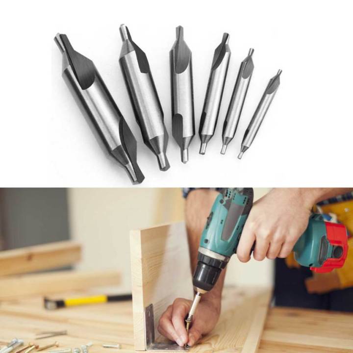 HSS Center Bits 60 Degree Metal Bits Set Power Tools Drilling Drill ...