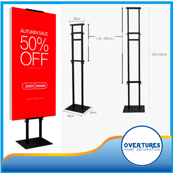 Double sided Board Banner KT Pedestal Stand Poster Sintra Display Stand ...