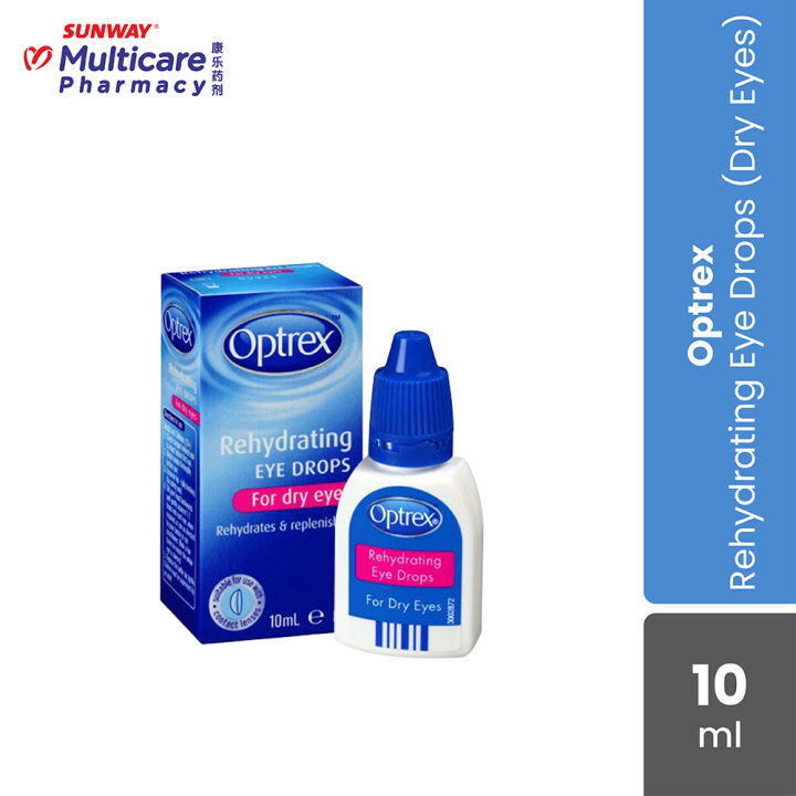 Sunway Pharmacy Optrex Eye Drops Rehydrating 10ml (Exp:5/2024) | Lazada