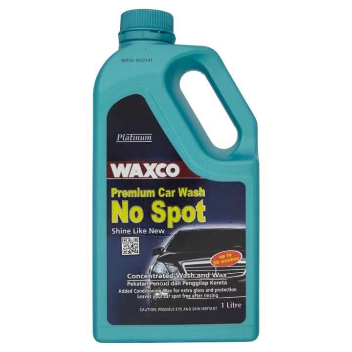 Waxco Premium Car Wash Concentrated Wash and Wax No Spot (1L) | Lazada