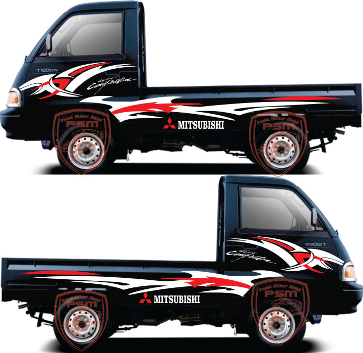 Sticker mobil pickup t120ss stiker pick up t120ss futura carry l300 ...