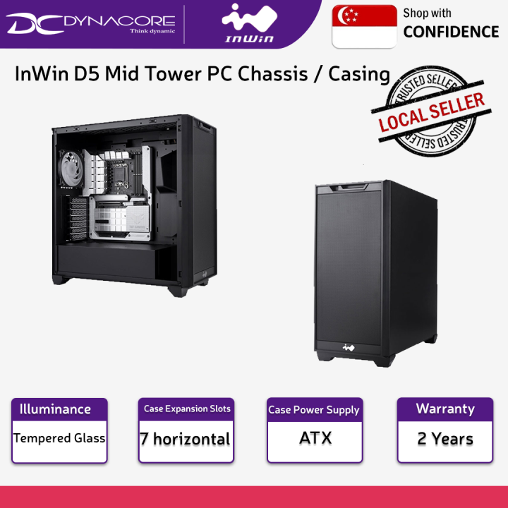 InWin D5 BTF E-ATX Mid Tower PC Chassis / Casing | Lazada Singapore