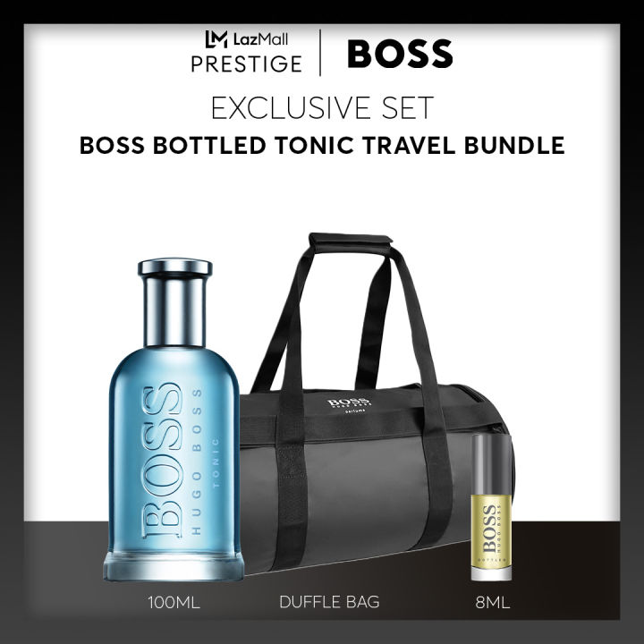 HUGO BOSS Fragrances BOSS Bottled Tonic Travel Bundle for Men (BOSS ...