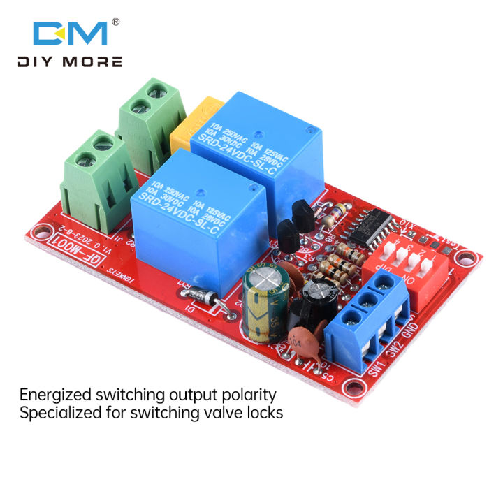 diymore 5V/12V/24V 10A Switching DC Motor Forward and Reverse Relay Module | Lazada Singapore