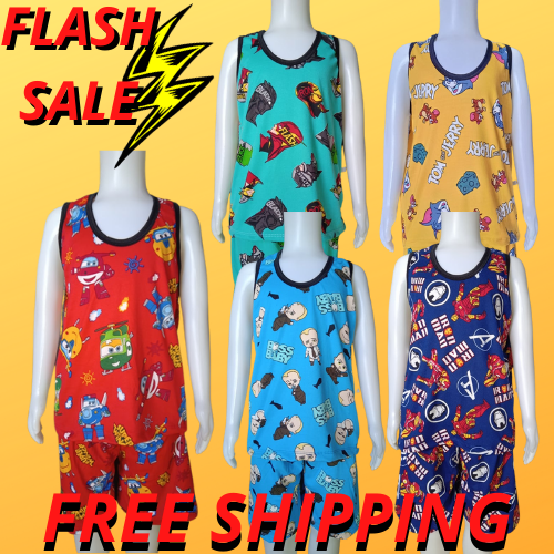 BOYS KIDS TERNO SANDO AND SHORT ( fit from 6-MONTHS up to 10YEARS/OLD ...