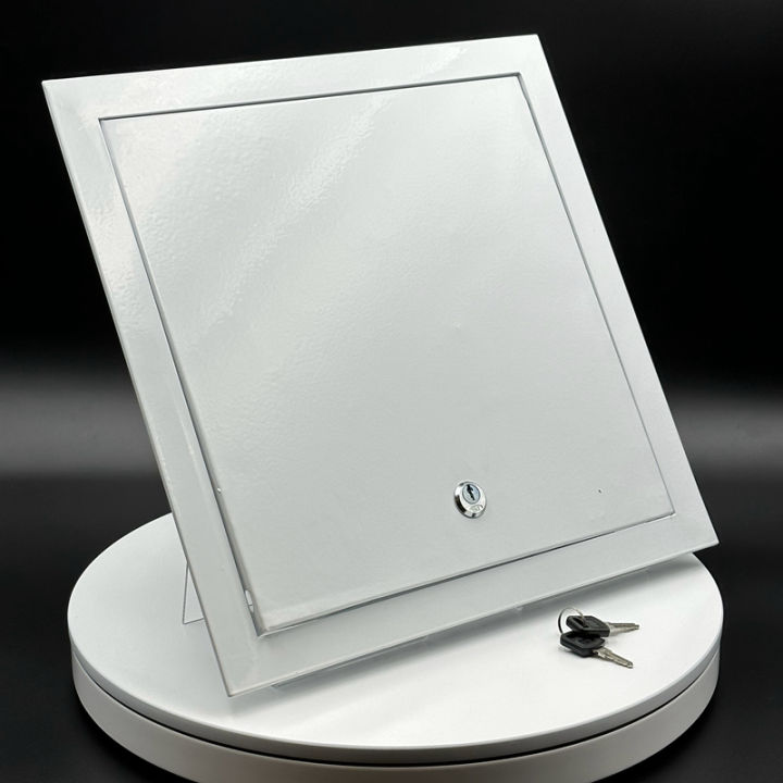 Aluminum alloy wall manhole with locking manhole Decorative reserved ...