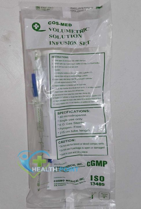 Soluset COSMED | Soluset Set | Volumetric Set COSMED (1 Piece ) | Lazada PH