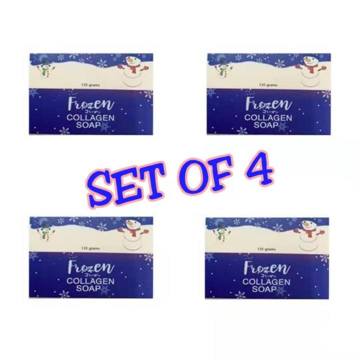 ( Set of 4 ) { SOAP } Frozen Collagen (box) | Lazada PH