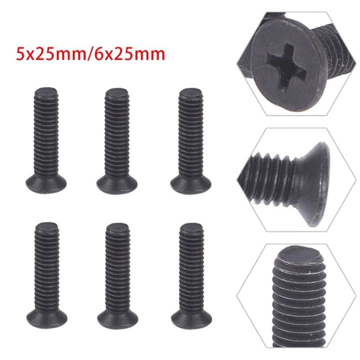 Comforhome M5/M6 Left Hand Threaded Fixing Screw for Drill Chuck Shank ...