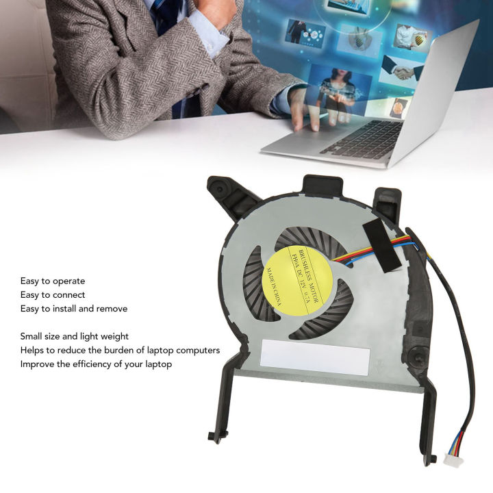 Laptop CPU Cooling Fan Lightweight 4 Pin Power Connector CPU Cooling ...
