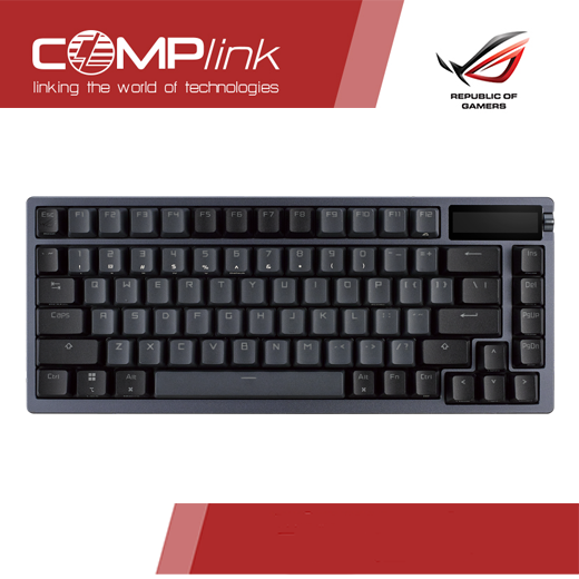 ASUS ROG Azoth 75 Wireless DIY Custom Gaming Keyboard, OLED display ...