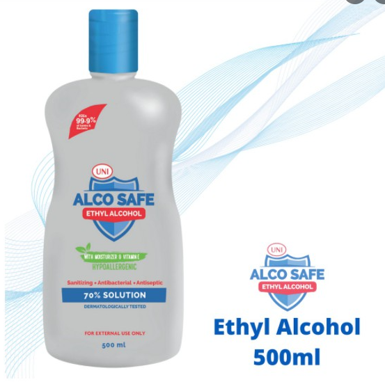 Alco Safe Ethyl Alcohol 70 % Solution | Lazada PH
