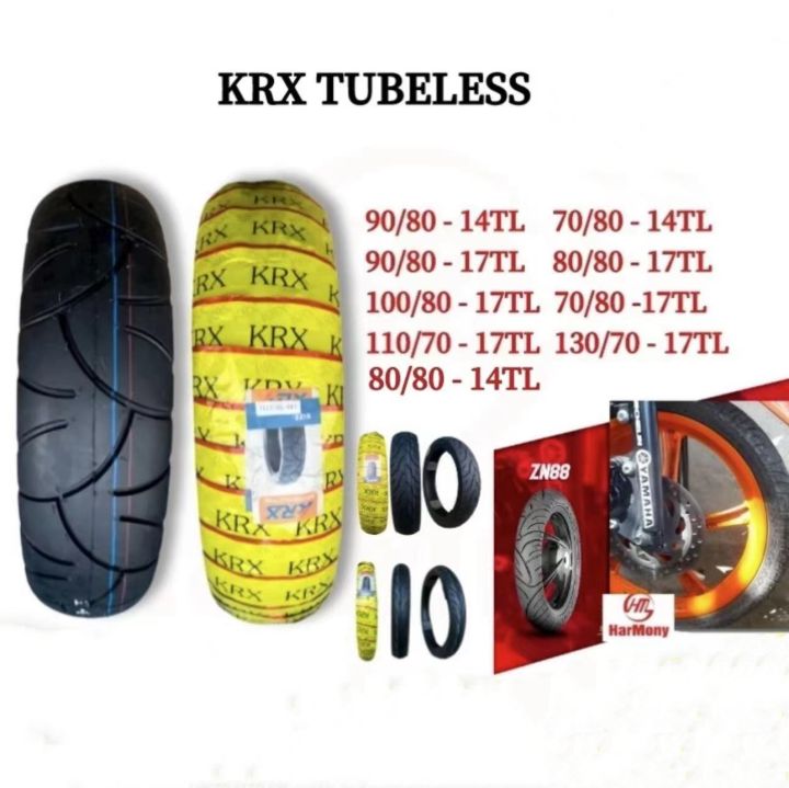 Motorcycle KRX Tube Tires/Tyre/Gulong TT Random Design | Lazada PH