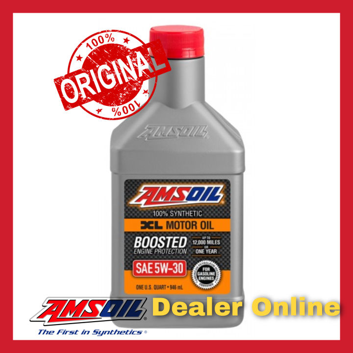 Amsoil XL Boosted SAE 5w-30 น้ำมันเครื่องสังเคราะห์แท้100% | Lazada.co.th