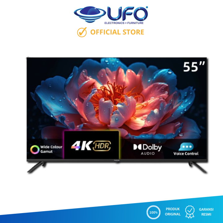 Changhong 55 Inch QLED 4K UHD Smart Google TV U55QCN1 | Lazada Indonesia