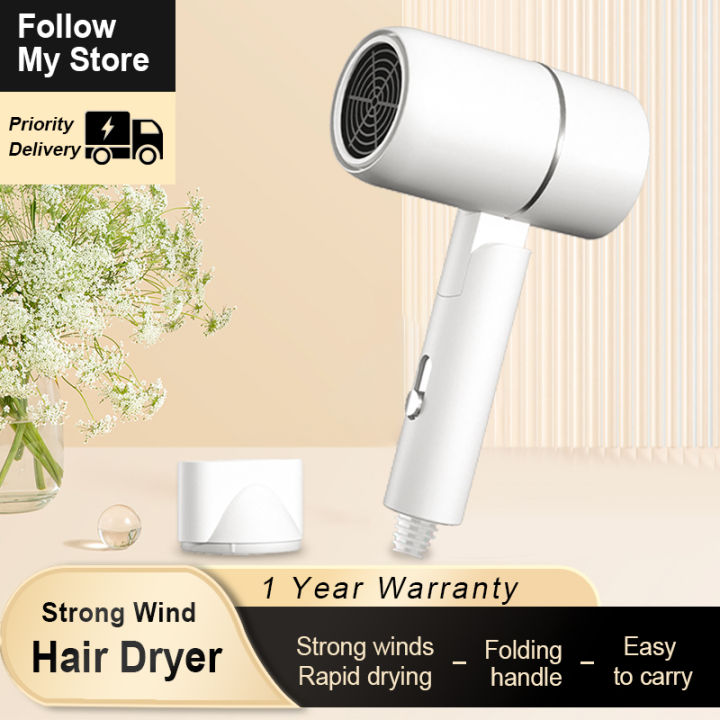 Portable Hair Dryer Mini Travel Hair Care Quick Drying Household ...