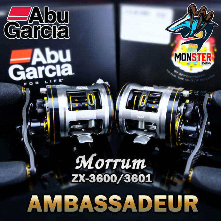 รอกตกปลา อาบูการ์เซีย มอรั่ม ABU GARCIA AMBASSADEUR MORRUM ZX-3600/3601 (มีทั้งหมุนขวาและหมุน ...