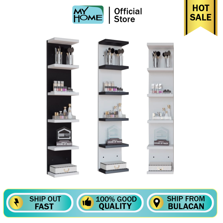 MYHOME Display Rack Simple Wall Rack Display Shelf Wall-Mounted Display ...