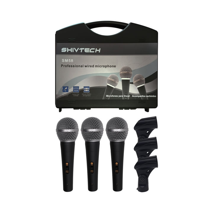 SHIVTECH SM58 PROFESSIONAL WIRED MICROPHONE | Lazada PH
