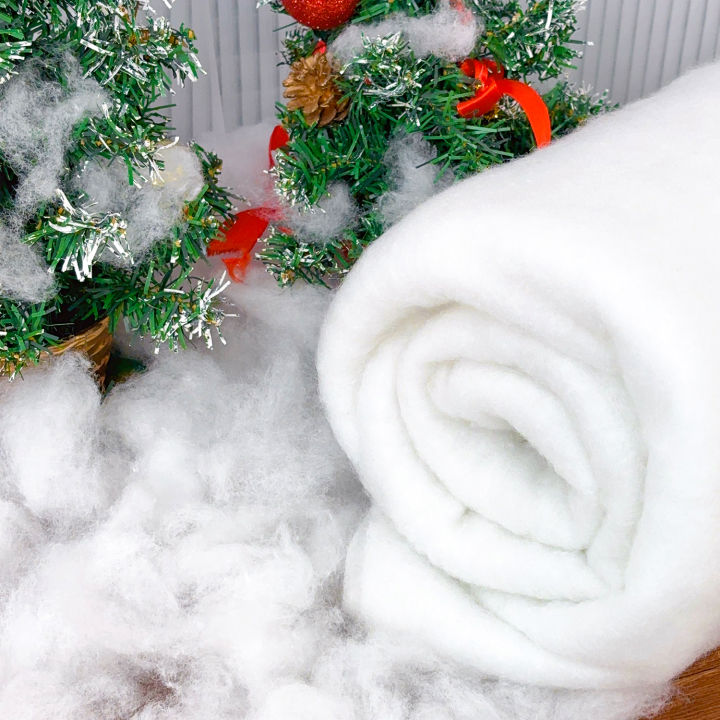 YESPERY 2M Artificial Christmas Snow Mat Hand Tearing Snow Scenery ...