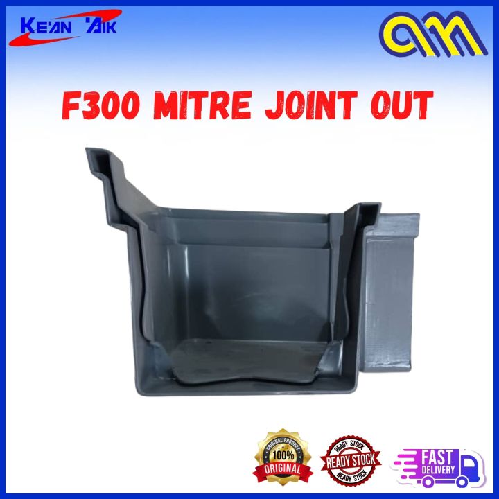 F300 Arensi-Marley Pvc Gutter Mitre Joint Out (Grey) | Lazada