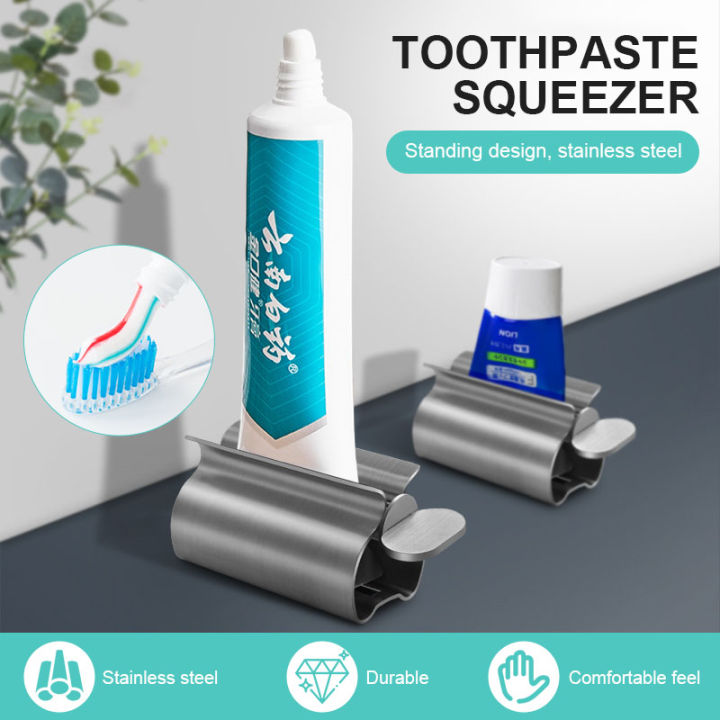 Toothpaste Squeezer Dispenser ABS Manual Toothpaste Dispenser and ...
