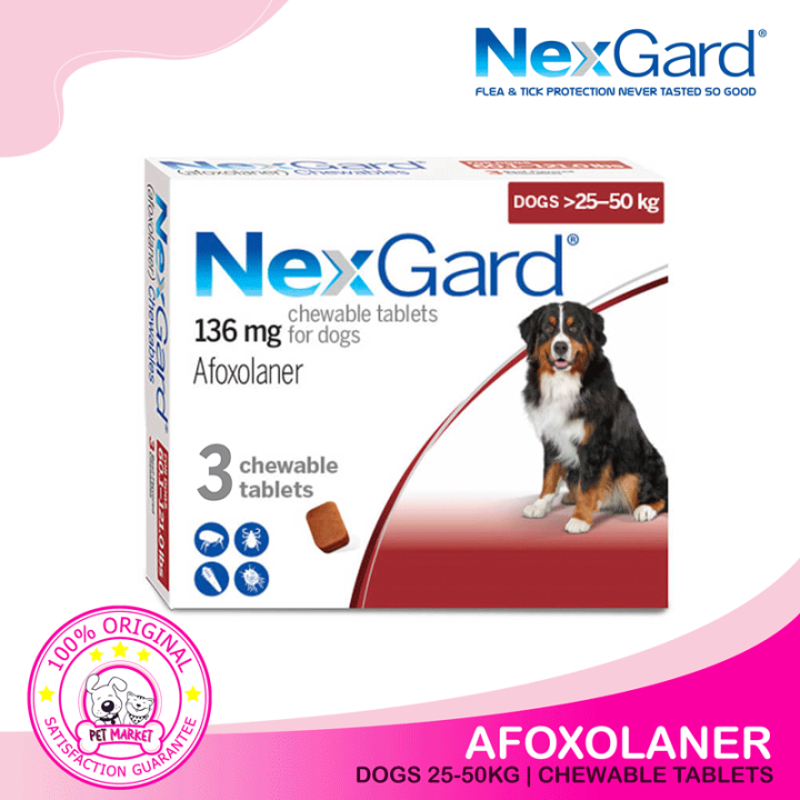 NEXGARD AFOXOLANER FOR DOGS 25-50KG | Lazada PH