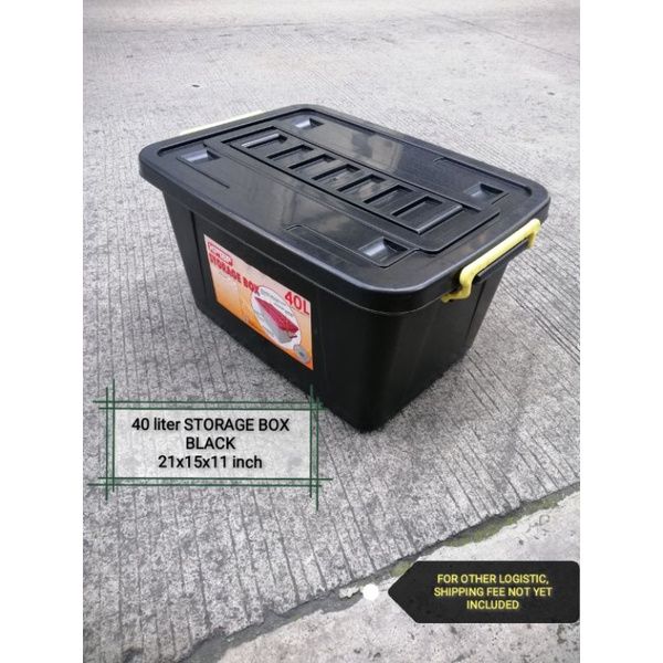 Storage box 40 liter transparent box clear multibox hitop (for other ...