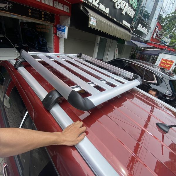 Giá nóc, Baga mui loại 1 tầng kèm thanh ngang cho xe Ford Everest 2016 ...