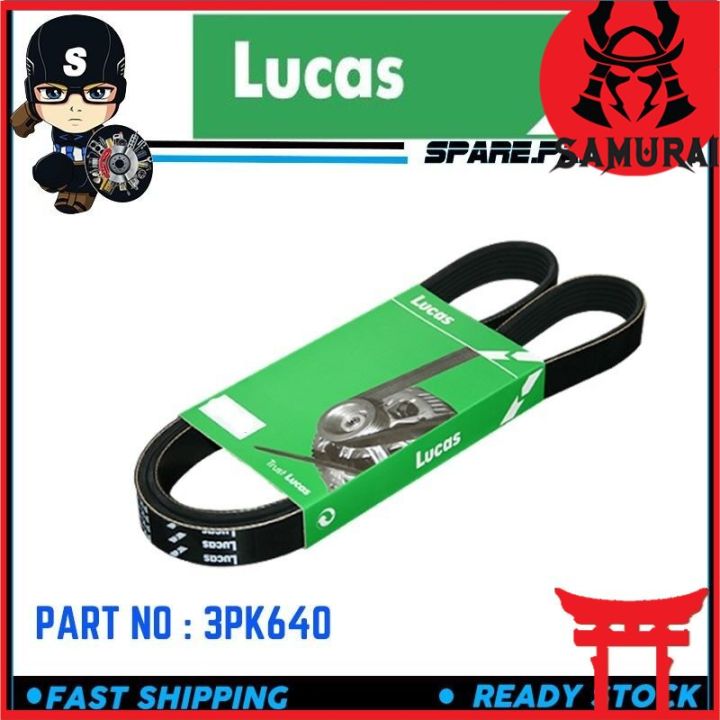 LUCAS FAN BELT 3PK640 FOR Perodua Kembara DVVT | Lazada