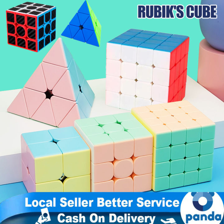 3*3/4*4/5*5 Pyramid Rubik's Cube Hot Macaron Toy Cube Rubik Color Game ...