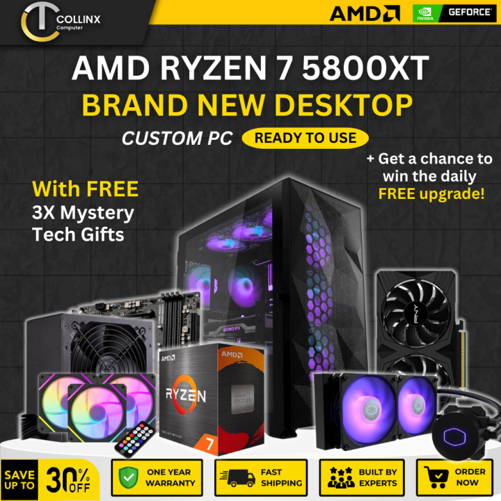 [ AMD RYZEN 7 5800XT GAMING PC BUILD - MAGE ] Custom RGB Desktop ...
