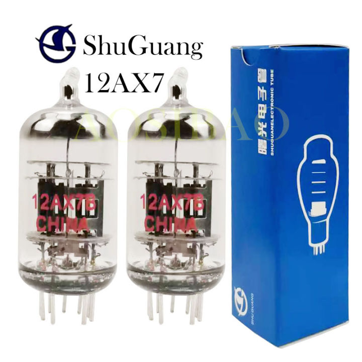 SHUGUANG 12AX7 12AX7B สูญญากาศวาล์วเสียงเปลี่ยน 12AX7 ECC83 หลอด ...