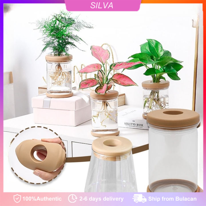 Nordic Hydroponic Vase Automatic Water Absorption Plant Pot Plastic ...